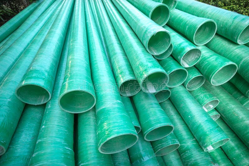 Industrial plastic pipe stock image. Image of sewer, technology - 53130035