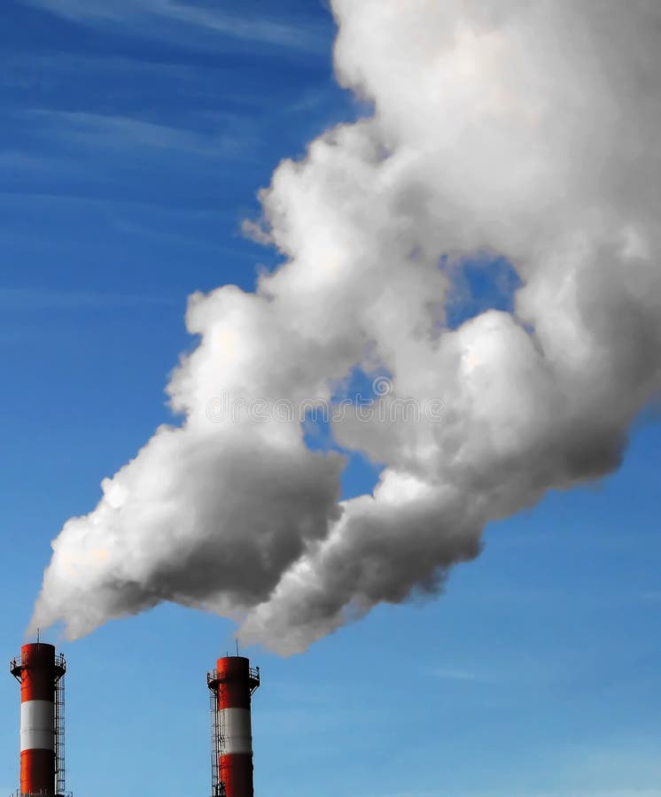 Industrial Pollution stock photo. Image of warming, global - 7727496