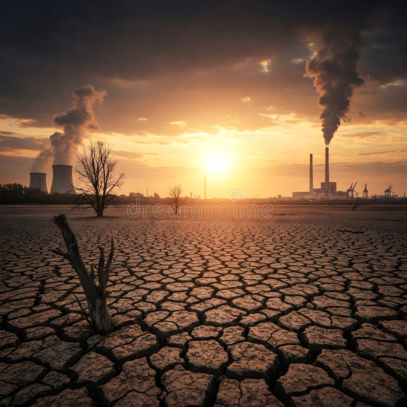 Industrial Pollution Causing Global Warming and Climate Change Stock ...