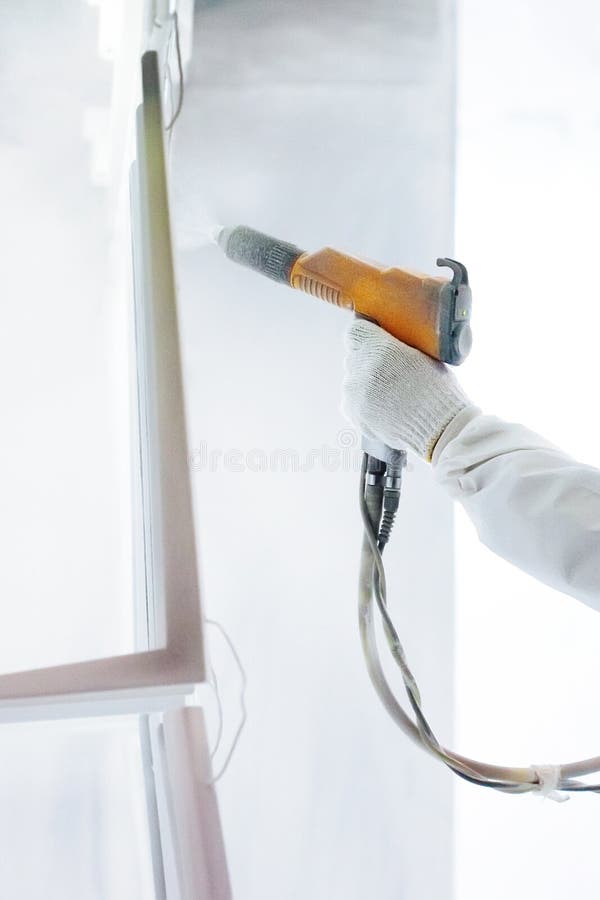 Industrial powder coating stock photo. Image of manufacturing - 23757218