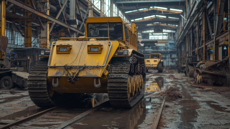 Industrial Power - Heavy Machinery at Work Stock Photo - Image of ...
