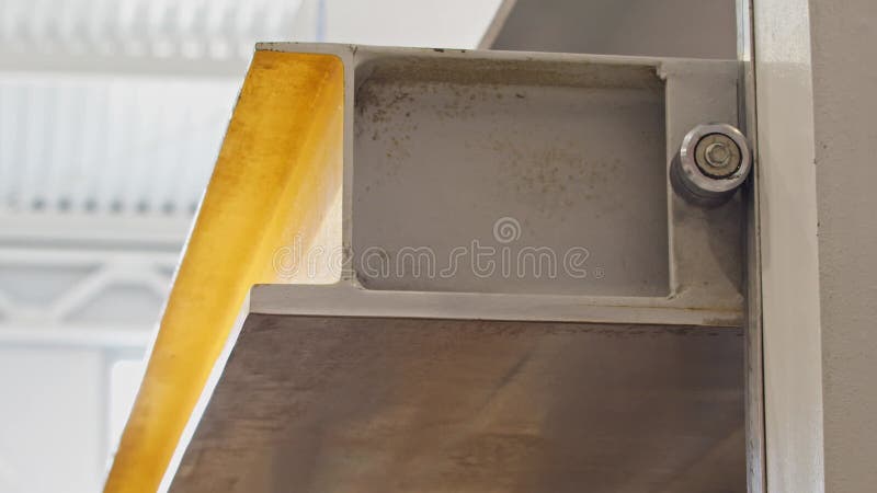 The Industrial Press is Gradually Coming Out and Going Down Stock Video ...