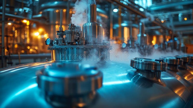 Industrial Processing Equipment with Steam and High-tech Features in a ...