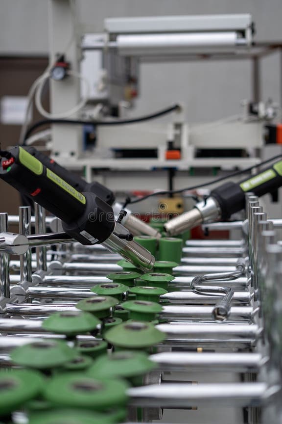 Industrial Processing Station with Integrated Handheld Tools and Rotary ...