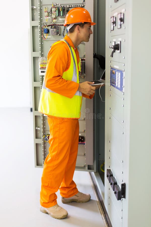 Industrial Programmer Checking Machine Stock Image - Image of ... Industrial Programmer Checking Machine Stock Image - Image of ...
