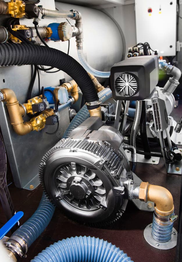 Industrial pump assembly stock photo. Image of fittings - 89050290