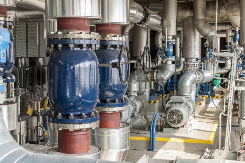 Industrial pump stock photo. Image of automation, engineering - 75812274