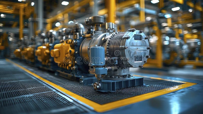 Industrial Pumping Systems for Optimal Performance Stock Illustration ...