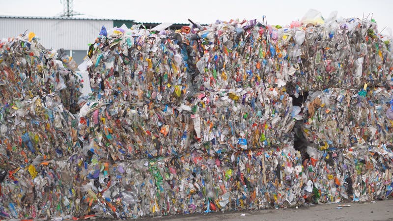 Industrial Recycling of Household Waste. Stock Video - Video of dispose ...