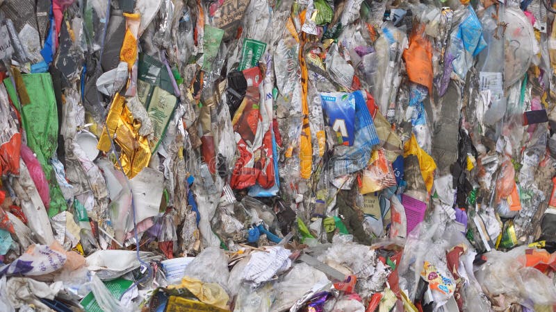 Industrial Recycling of Household Waste. Stock Video - Video of city ...