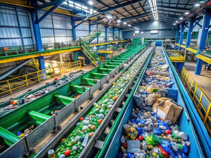 Industrial Recycling Plant a Comprehensive View of Plastic and Paper Waste Processing on ...