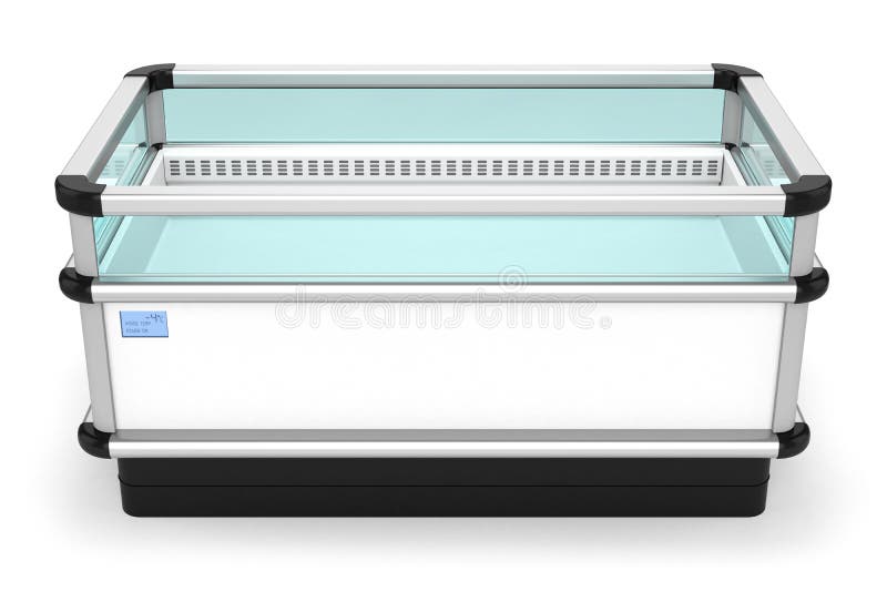 Industrial Refrigerator Horizontal Stock Illustration - Illustration of ...