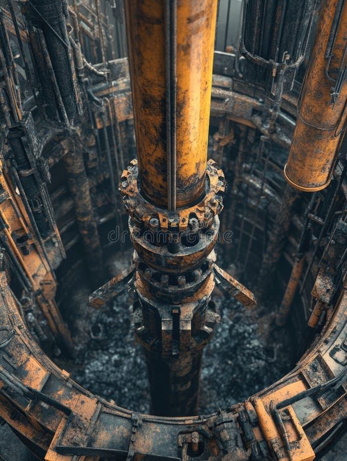 Industrial Rig Inside stock image. Image of equipment - 386229919