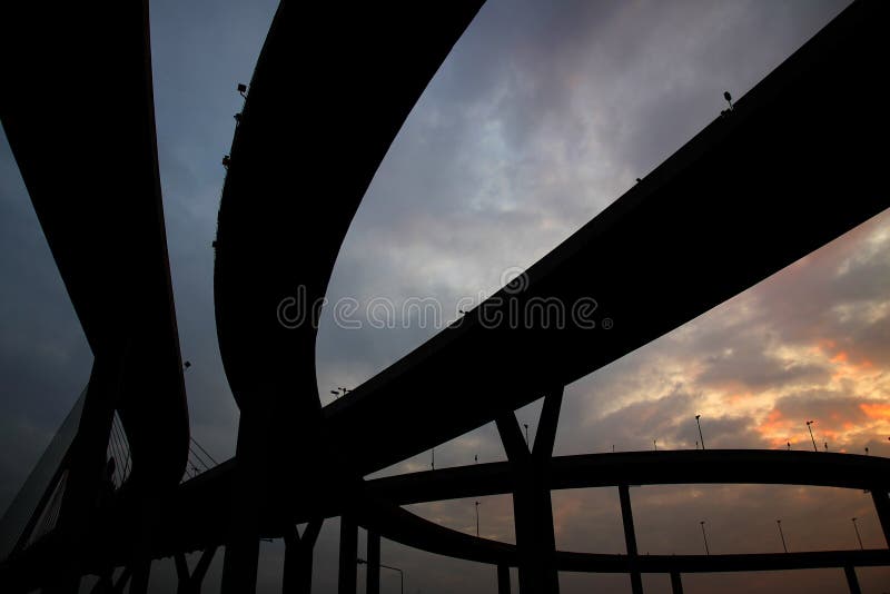 The industrial ring road stock image. Image of reflection - 23239701