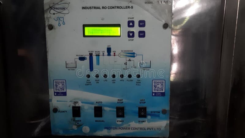 Industrial RO Control Panel - Water Purification System Stock Video ...