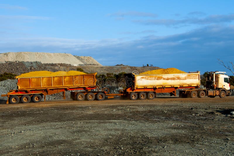 Industrial Road Train stock photo. Image of blue, isolated - 198389064
