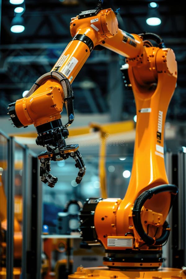 Industrial Robot Arm in Manufacturing. Precision Automation Technology ... Industrial Robot Arm in Manufacturing. Precision Automation Technology ...
