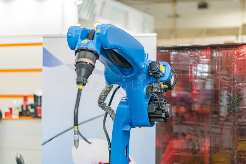 A Robot with a Blue Eye Pointing To the Right by AI Generated Image ...