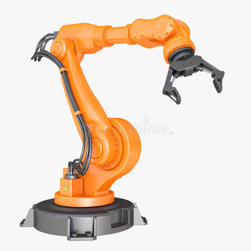 Industrial robot stock illustration. Illustration of robot - 49553960