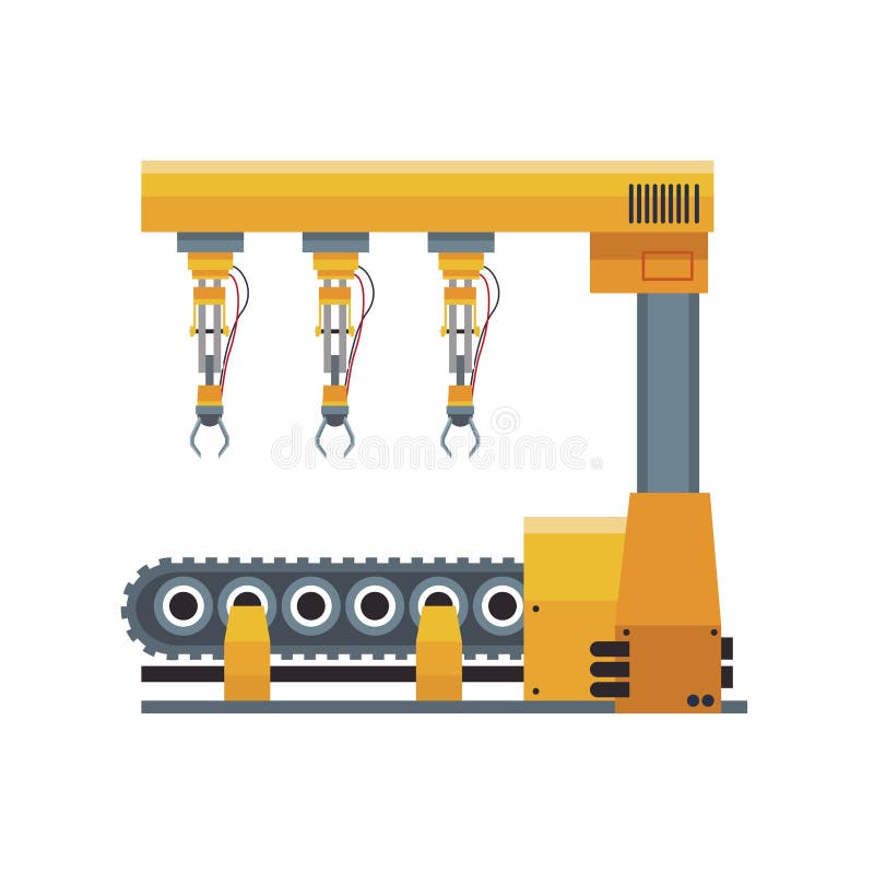 Industrial robot design stock vector. Illustration of cyber - 84764863