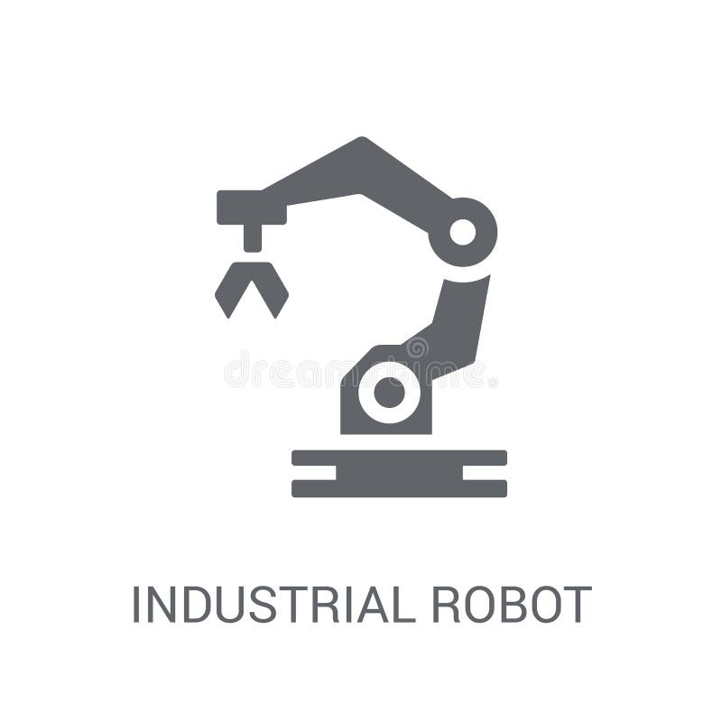 Industrial Robot Icon. Trendy Industrial Robot Logo Concept on W Stock ...