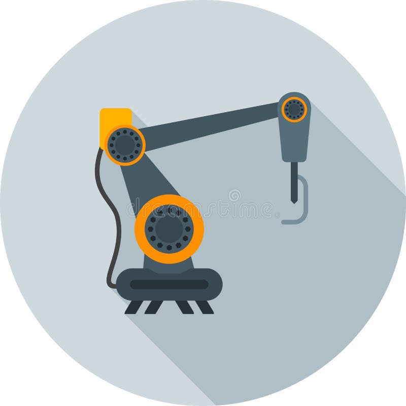 Industrial Robot III stock vector. Illustration of robot - 83635742