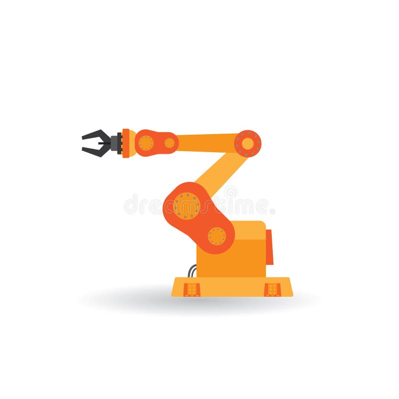 Industrial robot stock vector. Illustration of mechanic - 70086489