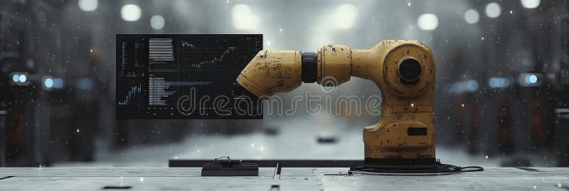 Industrial Robotic Arm Amidst Data-driven Environment Stock ...