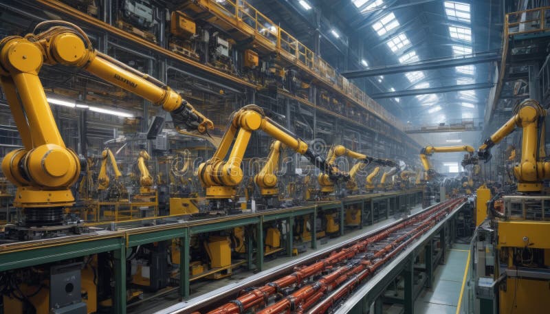 Automated Assembly Line stock photo. Image of technology - 314252550