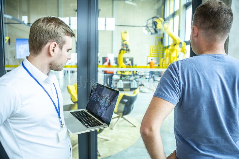 Industrial Robots Ai Development Stock Image Image Of Arms Analysis 275731661