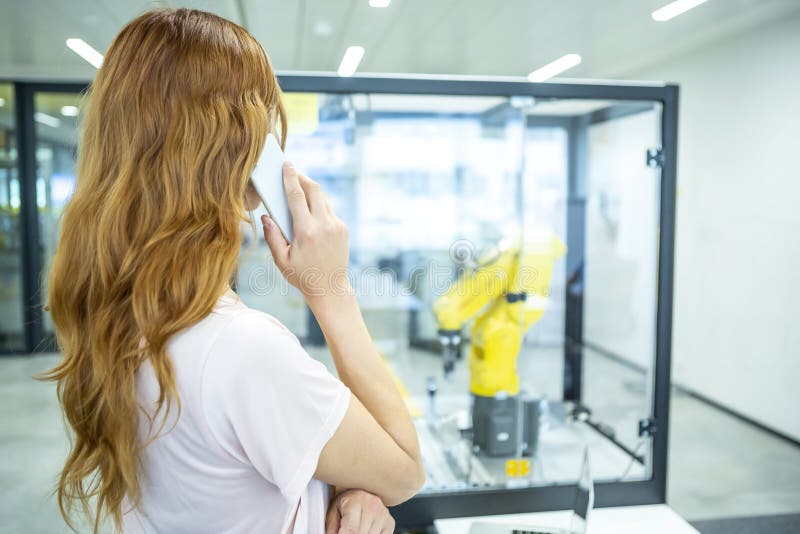 Industrial Robots Support stock photo. Image of construction - 250961698