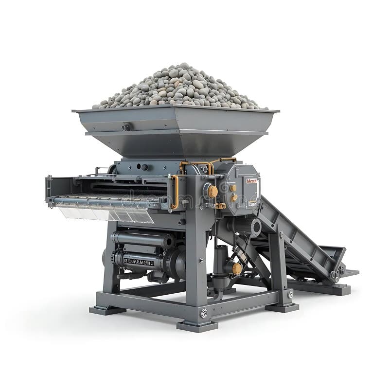 Sorting Machine Processing Rocks Stock Illustrations – 6 Sorting ...