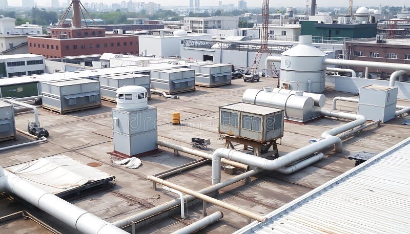 Industrial Rooftop Equipment, Building Ventilation and Urban ...