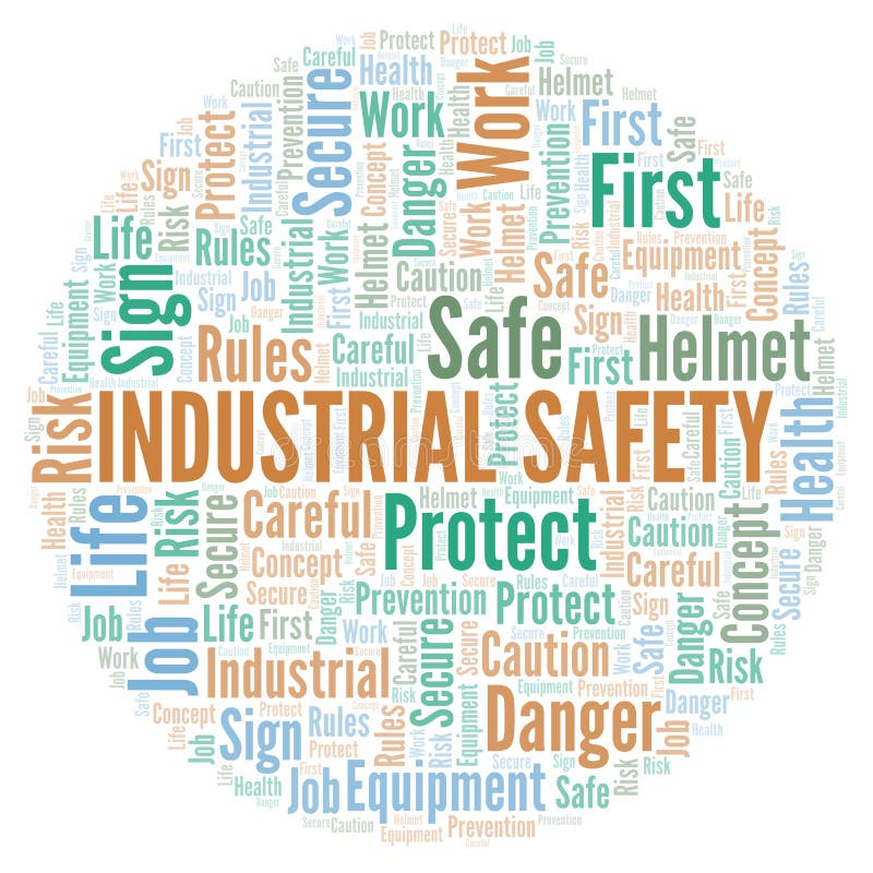 Industrial Safety Word Cloud. Stock Illustration - Illustration of ...