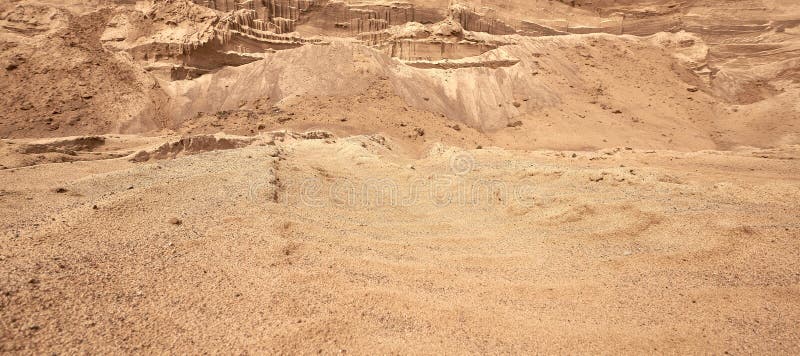 Industrial Sand Quarry. the Development of the Sand Pit. Construction ...