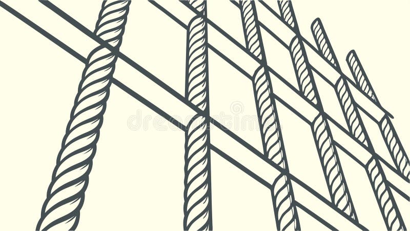 Industrial Scaffolding Structure, Framework for Progress, Vector Design ...