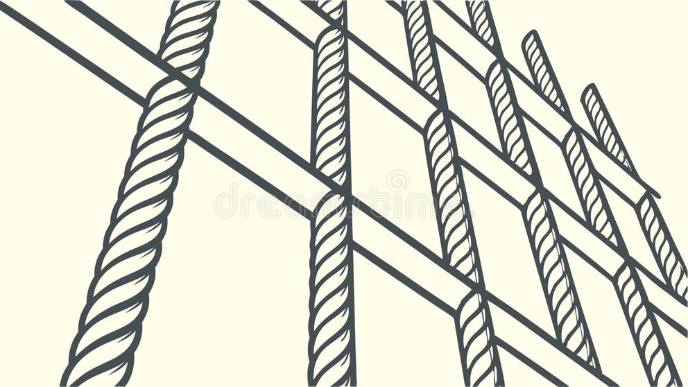 Industrial Scaffolding Structure, Framework for Progress, Vector Design ...