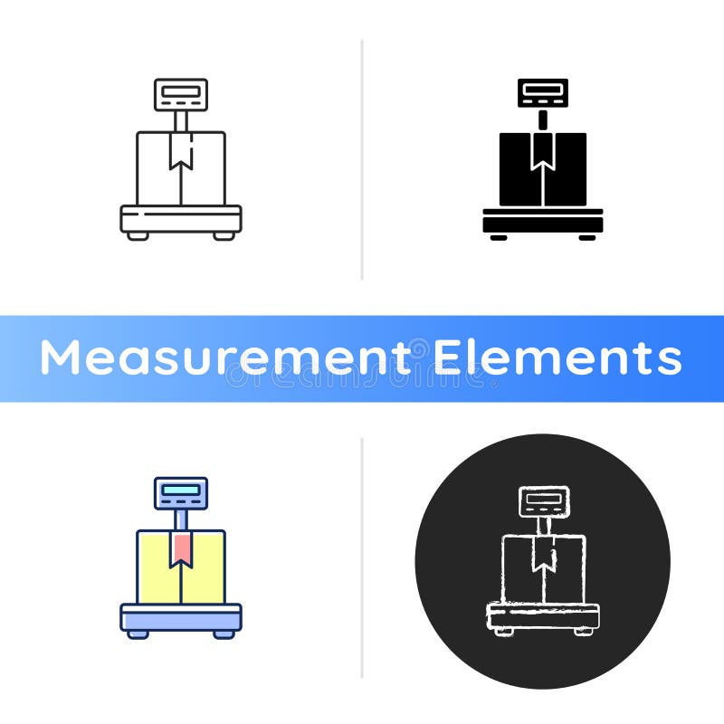 Industrial scales icon stock vector. Illustration of glyph - 205729858