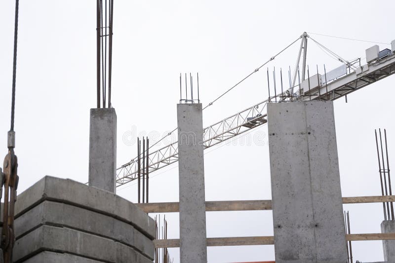 The Industrial Scene Captures the Early Stages of a Building Project ...