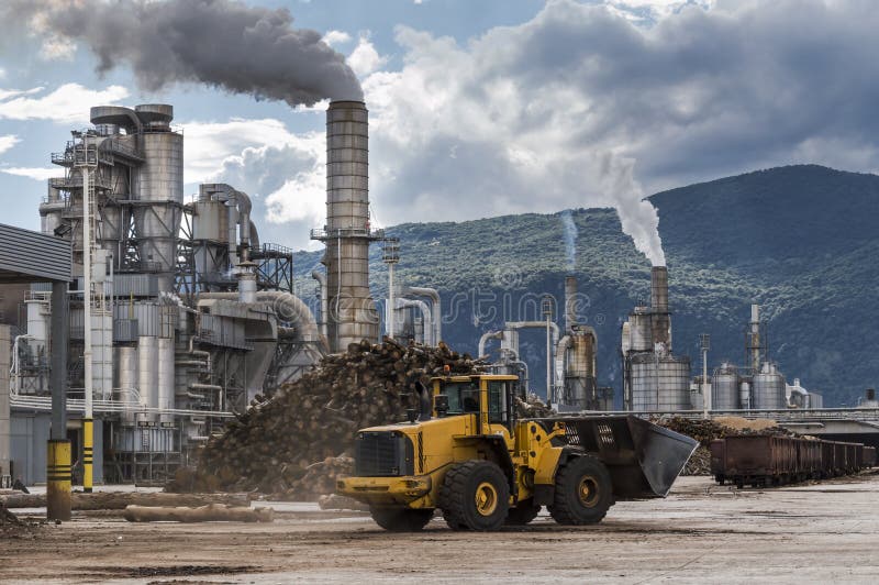 Industrial scene stock image. Image of fabric, smoke - 42416933