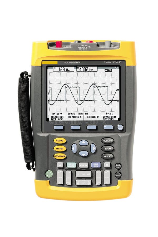 Industrial scopemeter stock photo. Image of check, impedance - 9076786
