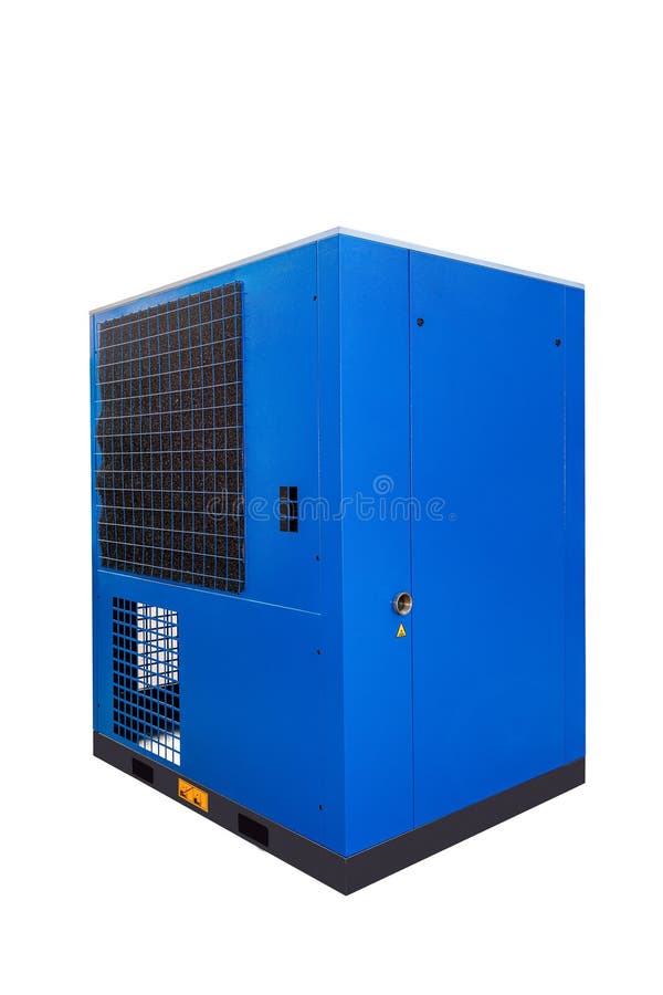 Industrial Compressor for Continuous Air Supply Stock Image - Image of ...