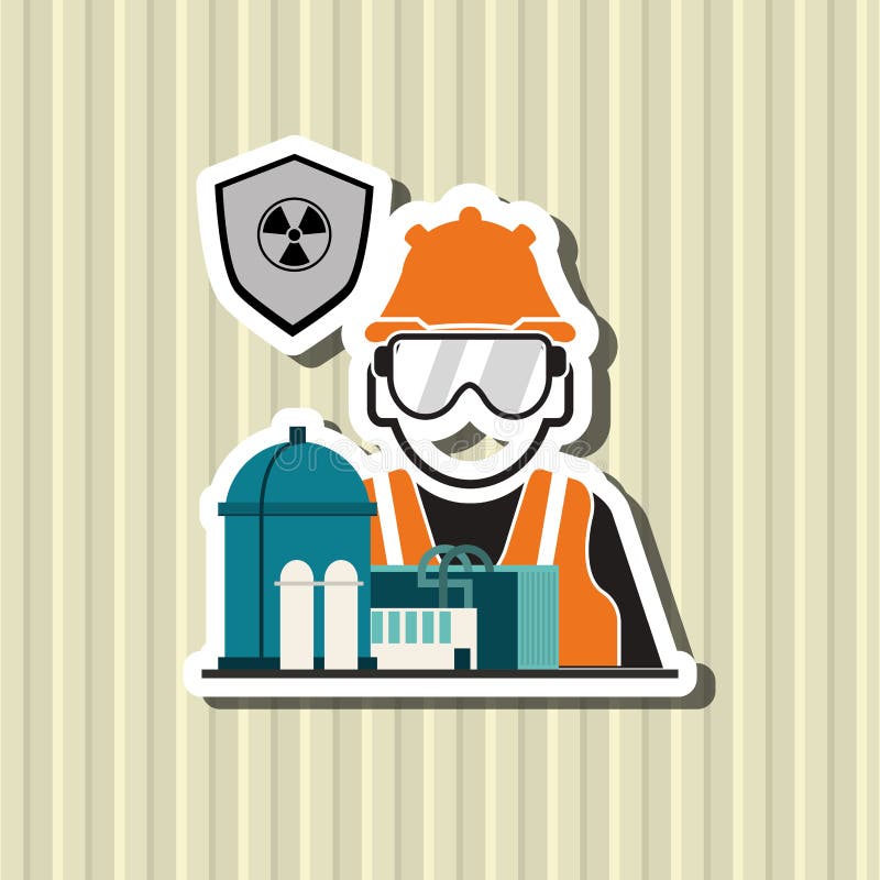 Industrial Security Design. Safety Icon. Protection Concept Stock ...