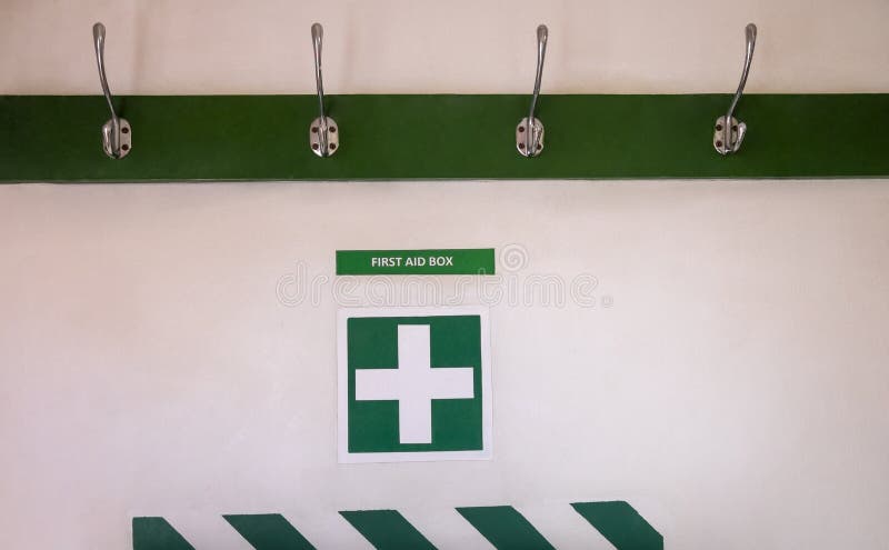 First aid box stock image. Image of healthcare, painted - 200532817