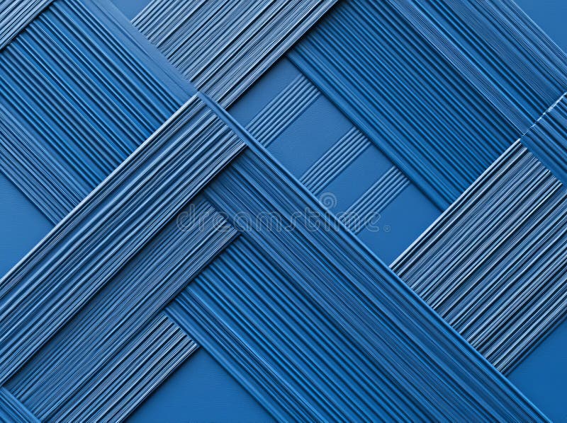 Industrial Setting Depicted in Blue with Metallic Finish and Linear or ...