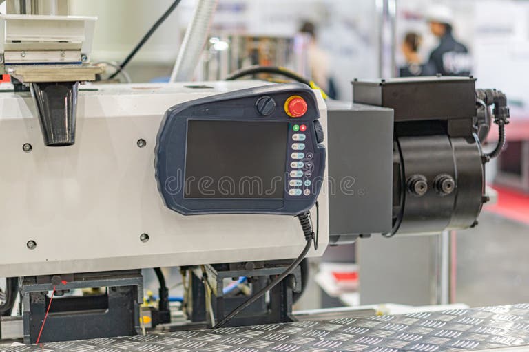 Industrial Setting, Large Mechanical Device with Controls and Display ...