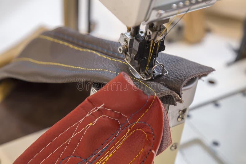 Industrial Sewing Head Detail Stock Photo - Image of create, industry ...