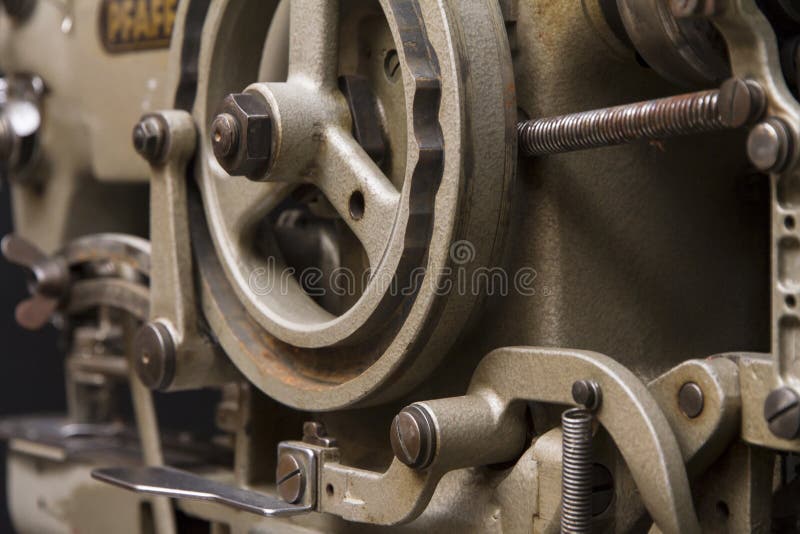 Industrial sewing machine stock image. Image of factory - 69847033