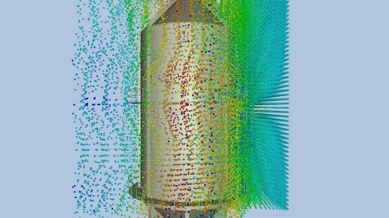Industrial Silo Airflow Simulation - CFD Simulation Computational Fluid ...