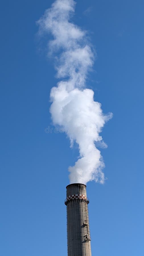 Industrial Smoke Stack CO2 Emissions Stock Photo - Image of industrial ...